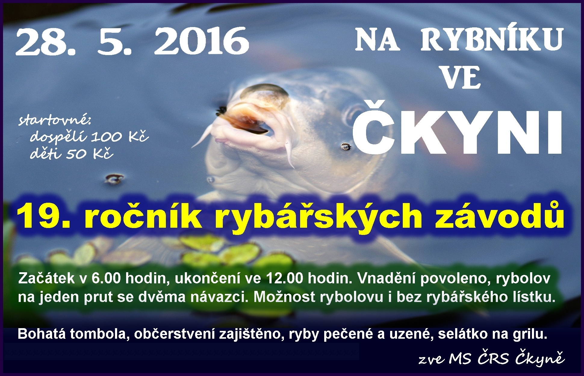 19. ročník rybářských závodů - Šumava.eu - webkamery, zpravodajství, počasí