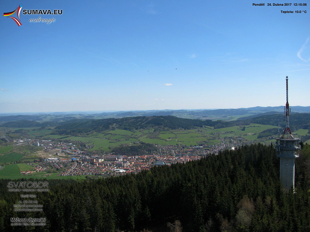 S nadhledem z rozhledny - Šumava.eu - webkamery, zpravodajství, počasí ...